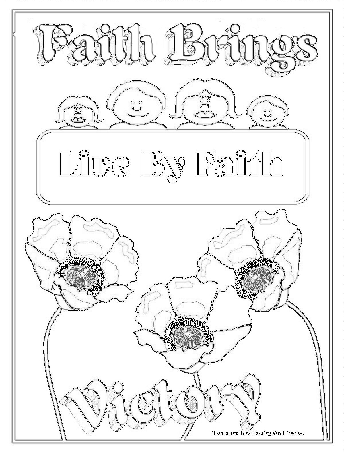 Faith Coloring Pages For Kids Coloring Pages
