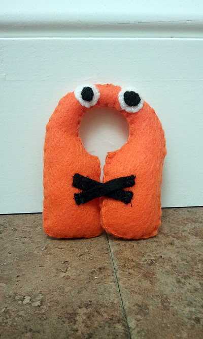 How to make a Life Vest plush tutorial