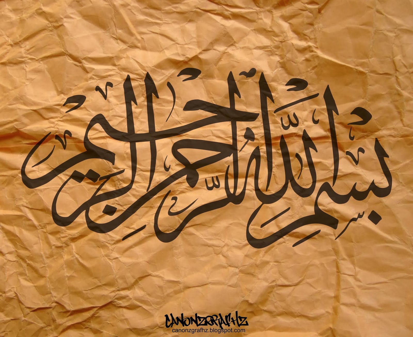 Kaligrafi Bismillahirrahmanirrahim [ CDR ] | Corel Draw Files