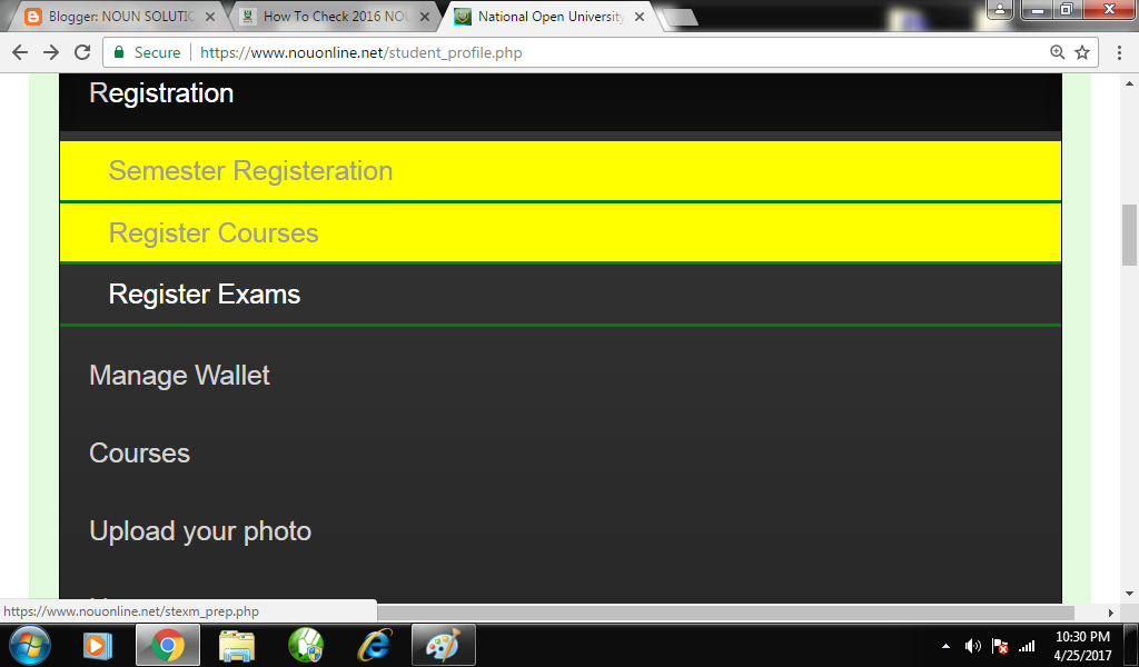 HOW TO REGISTER COURSES ON NOUN PORTAL - NOUN INFORMATION