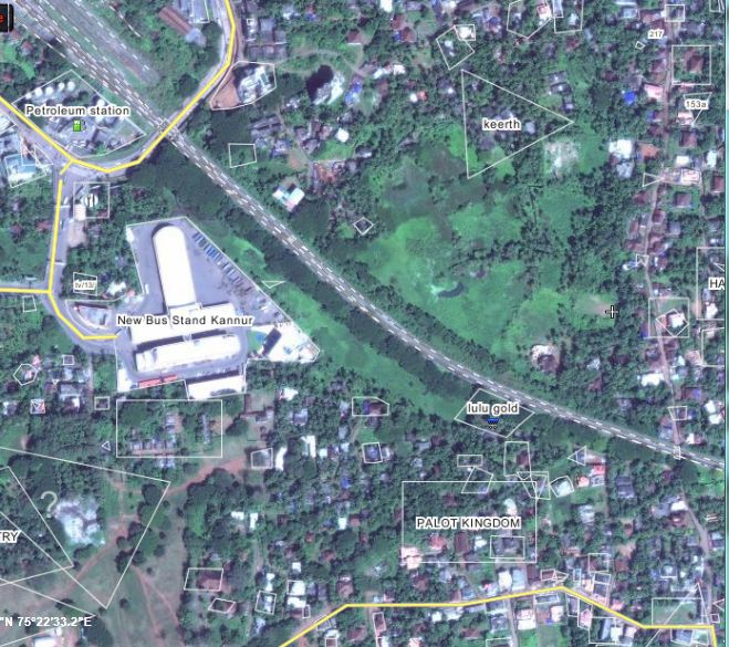 Jeevan's KALLI VALLI : Kannur A study with an Old Map