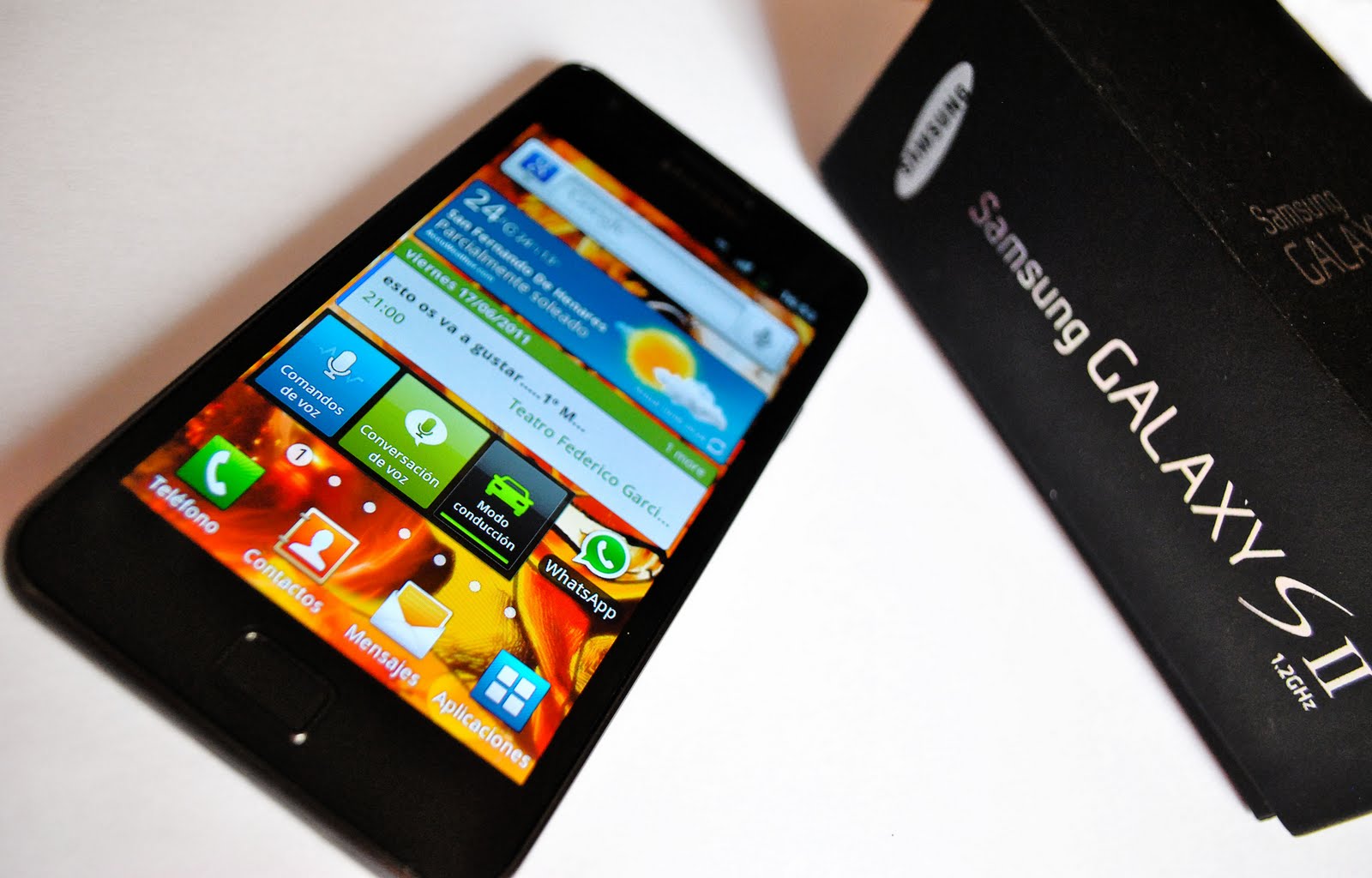 Unboxing del nuevo Samsung Galaxy S2 (SII)