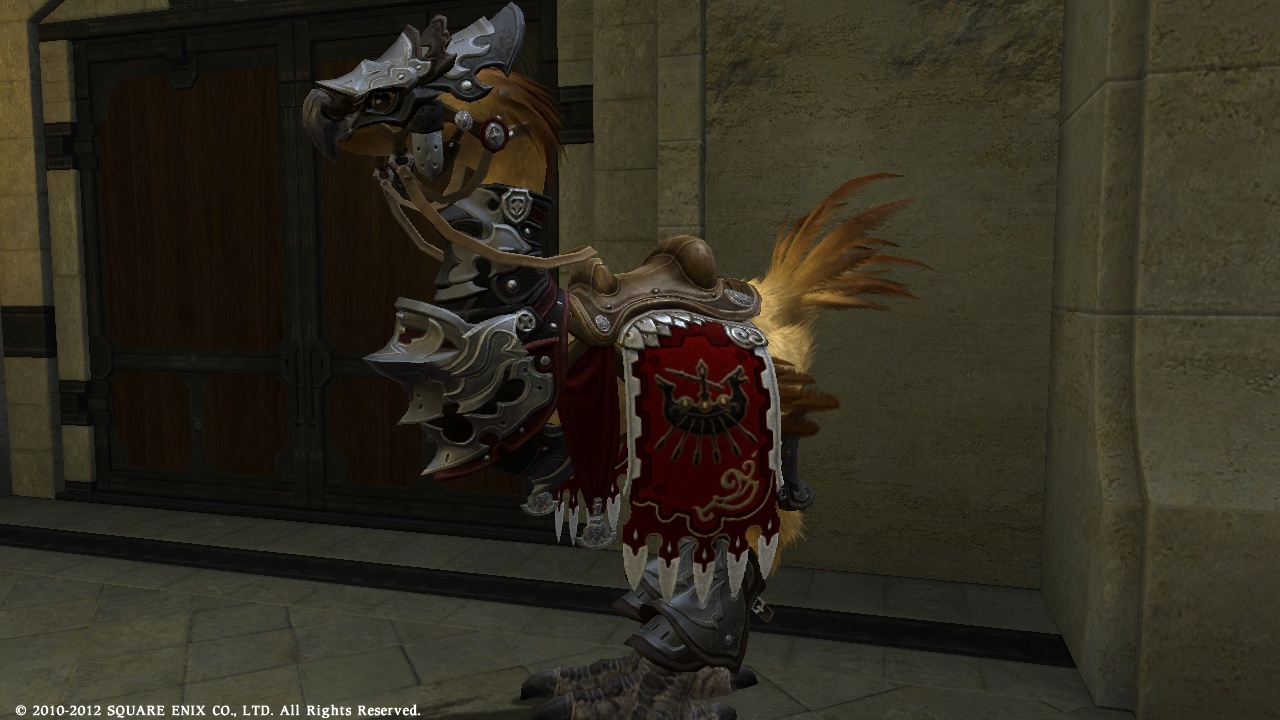 The Ishgardian: Dragoon Armour.... and the Chocobo Barding