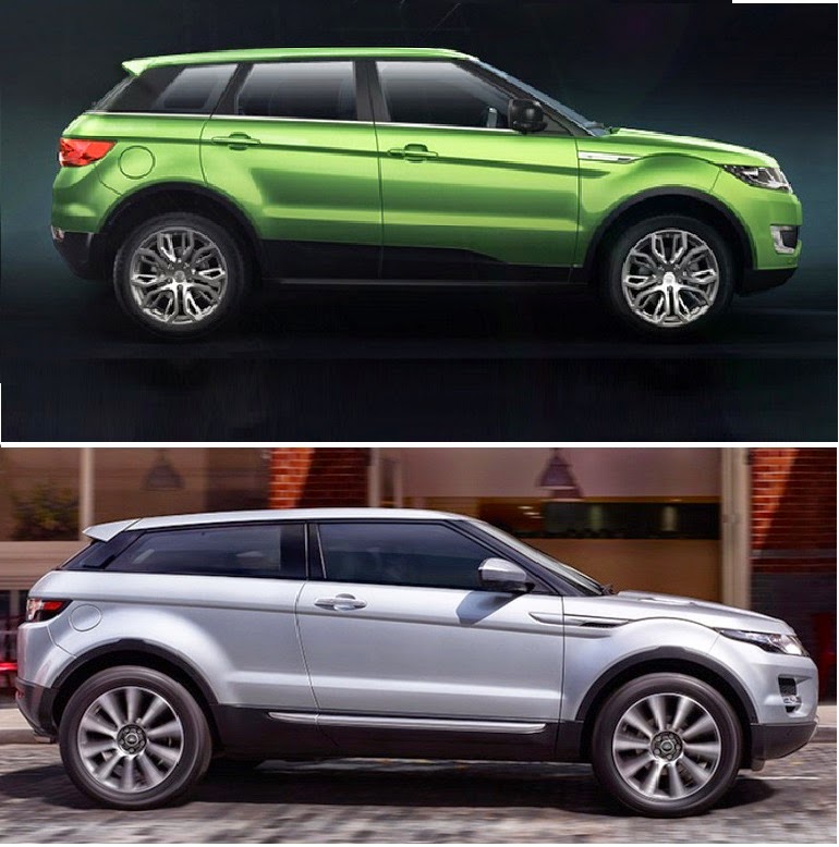 motorScopio: LOS CHINOS COPIAN A RANGE ROVER SU MODELO EVOQUE