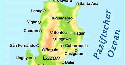 City Map of Luzon, Philippines - Free Printable Maps