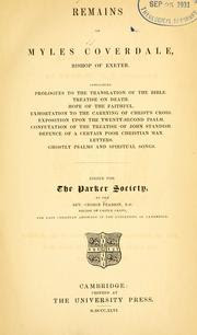 Dead Anglican Theologians Society: 7: Myles Coverdale (ca 1488-1569 ...