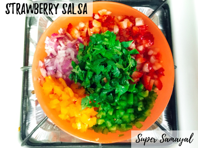 Tangy Strawberry Salsa | Super Samayal