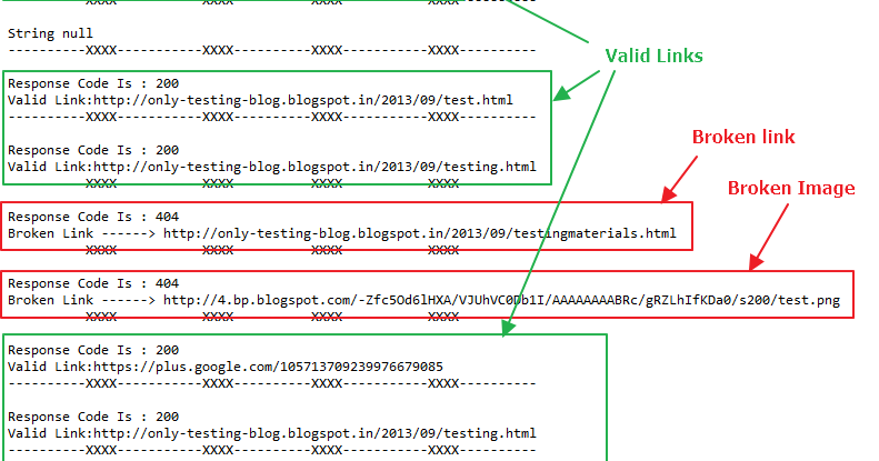 How To Find Broken Links/Images From Page Using Selenium WebDriver Example