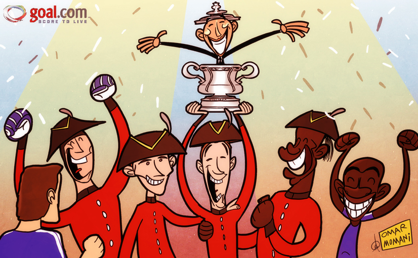 Omar Momani cartoons: Chelsea pensioners enjoy FA Cup
