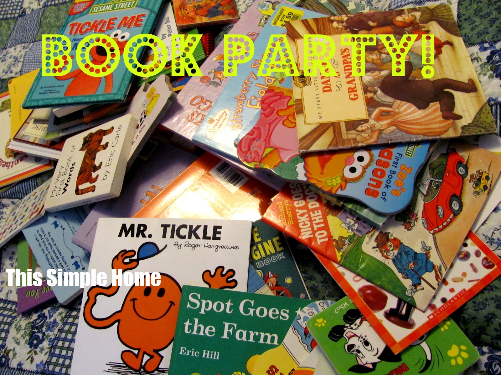 Book Party - This Simple Home