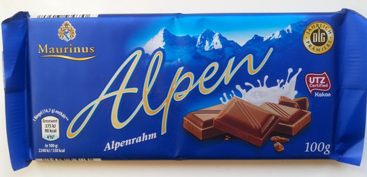 Sex, Coffee & Chocolate: Maurinus Alpenrahm mleczna