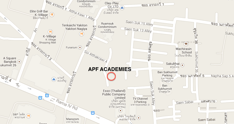 APF Academies Thai: วันนี้เรามีเส้นทางที่จะเดินทางมา APF ACADEMIES มา ...
