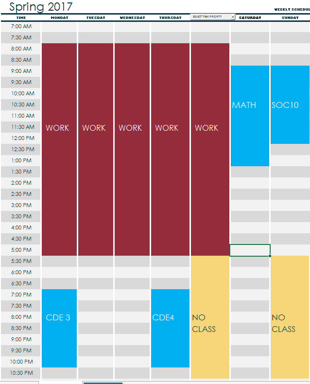 How to Plan A Full Time School Schedule When You Work Full Time Too - A ...