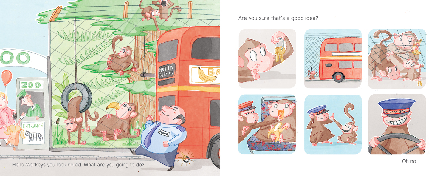 Elys Dolan: Monkey Bus: In Glorious Technicolor