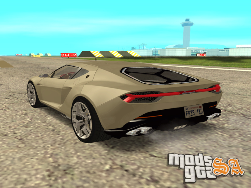 Mods GTA San Andreas: Lamborghini Asterion Concept 2015