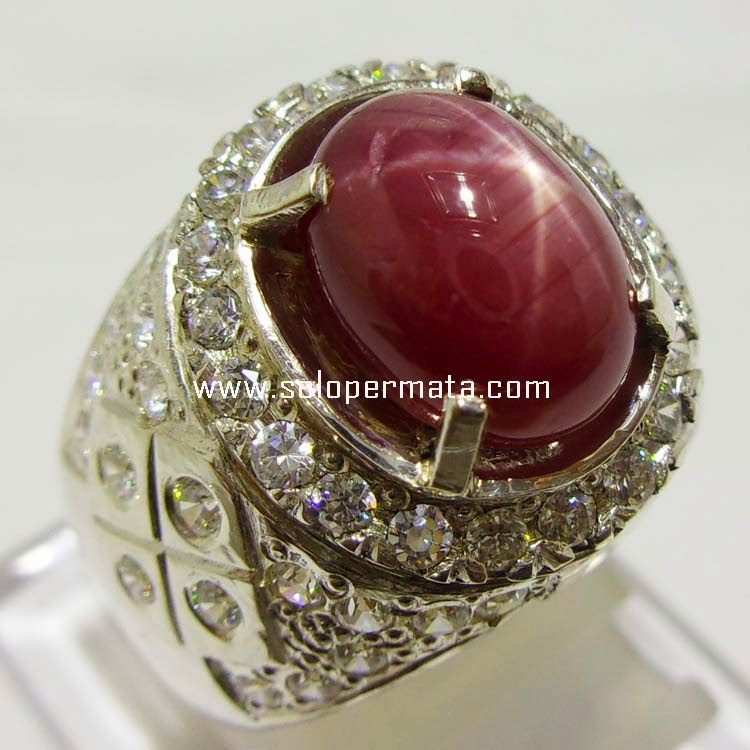 Batu Permata Ruby Star - 8K06