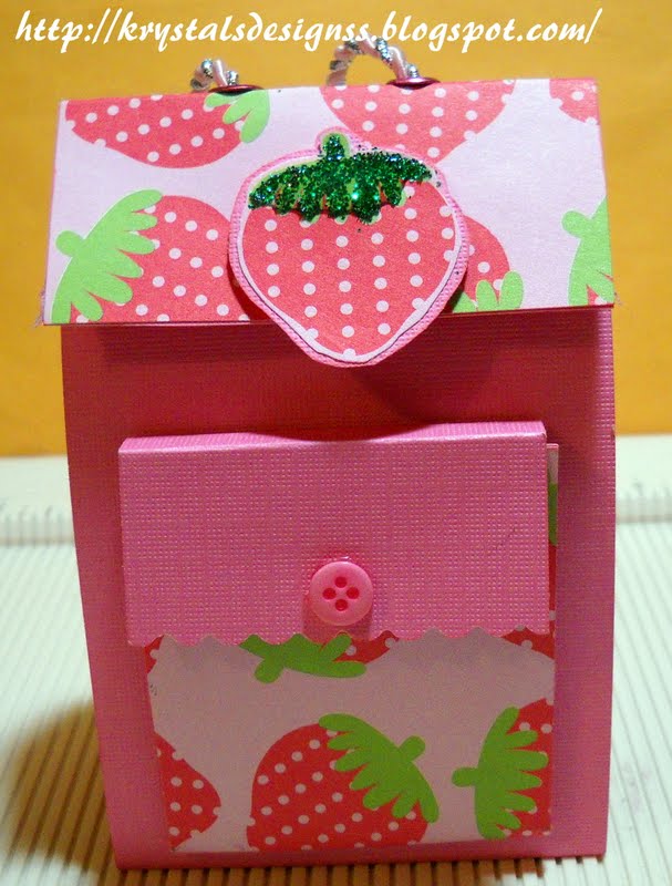 Krystal's Designs: Mini Album Backpack - Miriam B