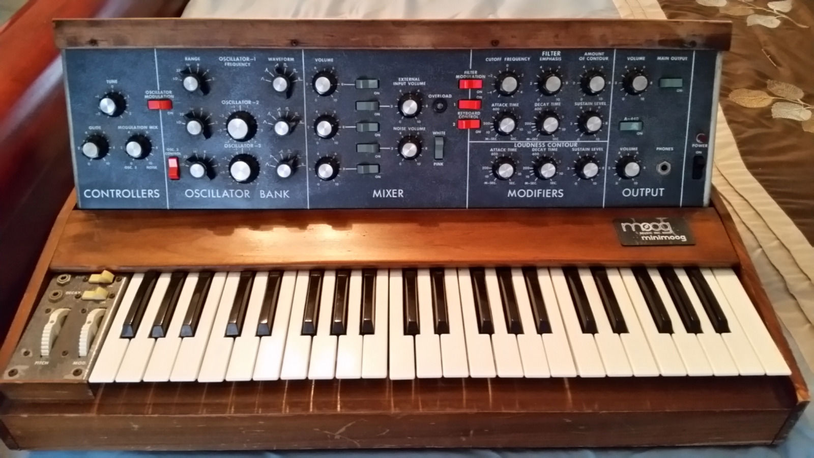 MATRIXSYNTH: Vintage 1970's Moog MiniMoog Model D SN 4440