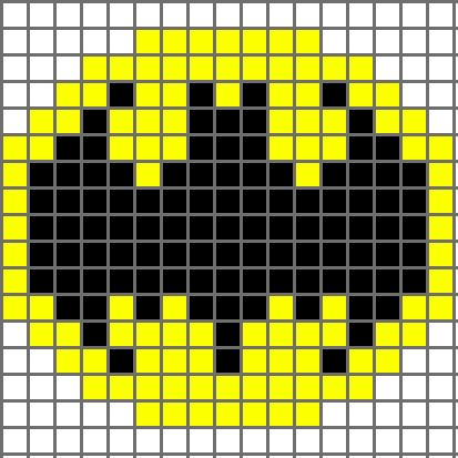 Beautiful Skills - Crochet Knitting Quilting : Batman Logo Chart - Free ...