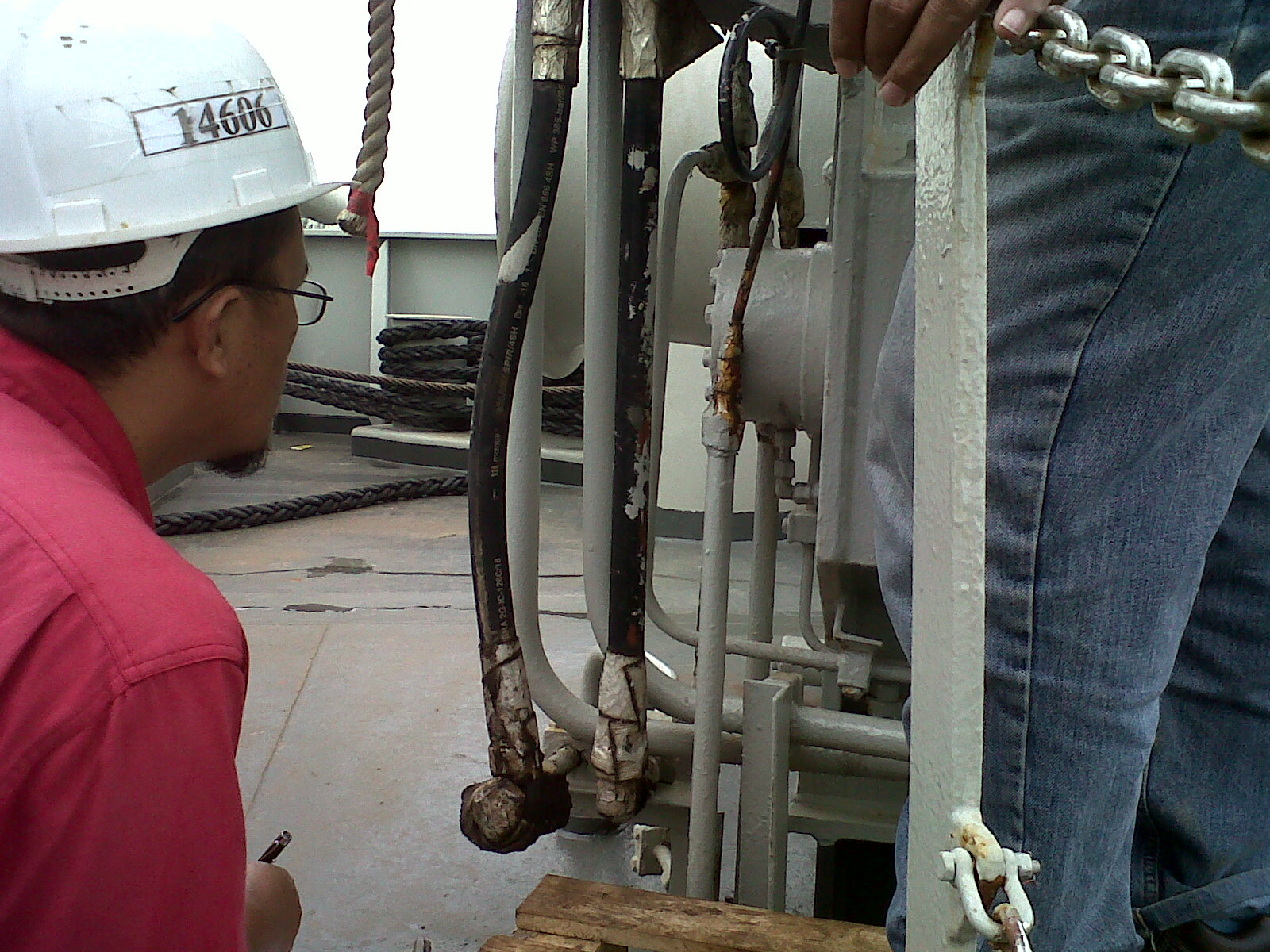 .: HYDRAULICS WINCH PIPE SYSTEM FABRICATION, INSTALLATION, AND TESTING