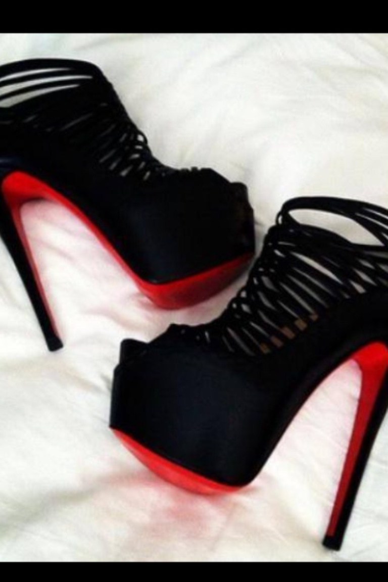 Black And Red Heels