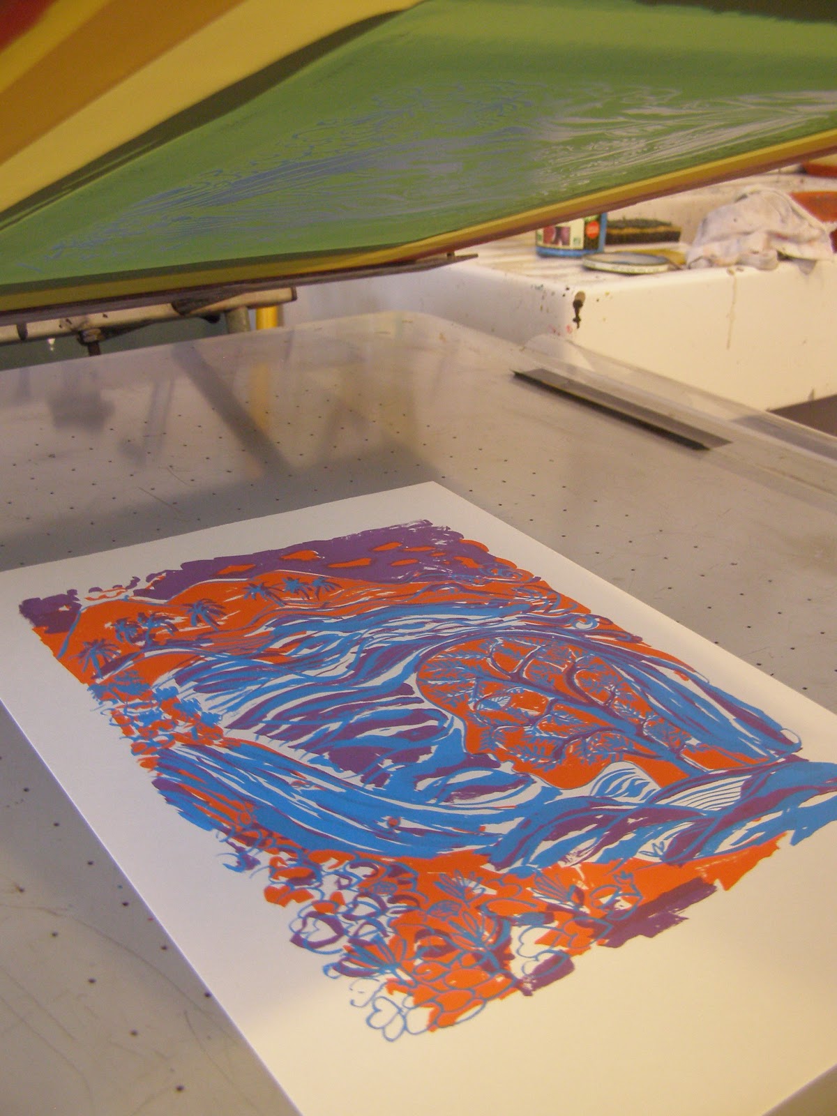 ATELIER de sérigraphie et gravure : Les stages en sérigraphie du mois d ...