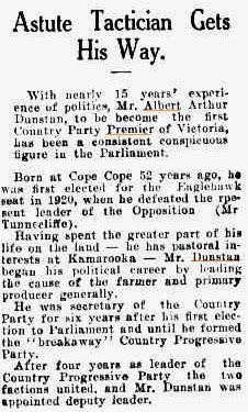 Beside the Yarra: Albert Dunstan