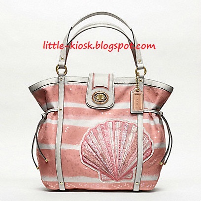 LiTTLE-KiOSK: Coach Audrey Shell Motif Canvas Combo Set