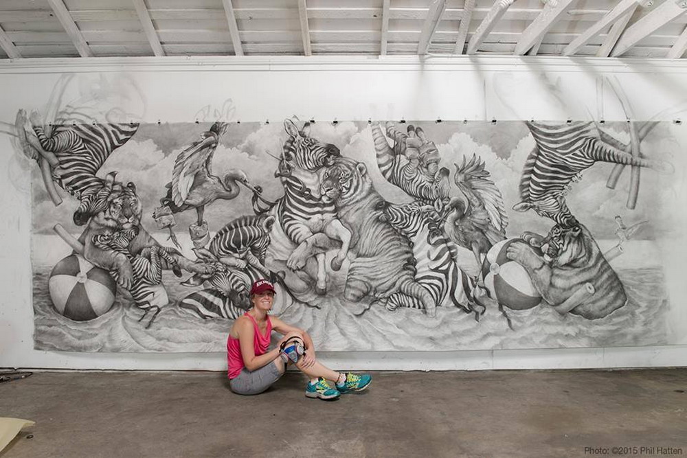 Arte y Actividad Cultural: Murales Con Animales, Surrealismo Salvaje de ...