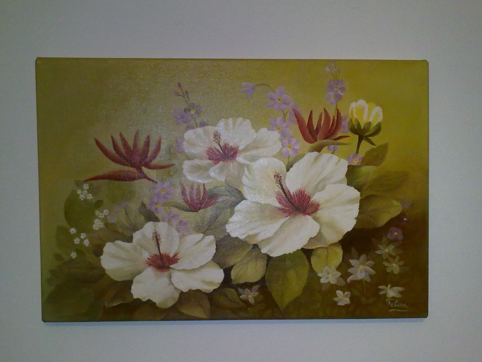 Feli y sus pinturas: Pintura sobre Madera