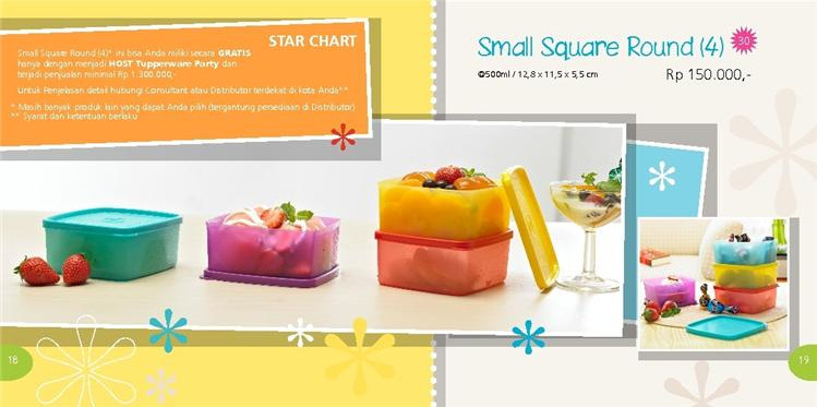 Small Square Round (4) - TUPPERWARE INDONESIA Promo November 2016