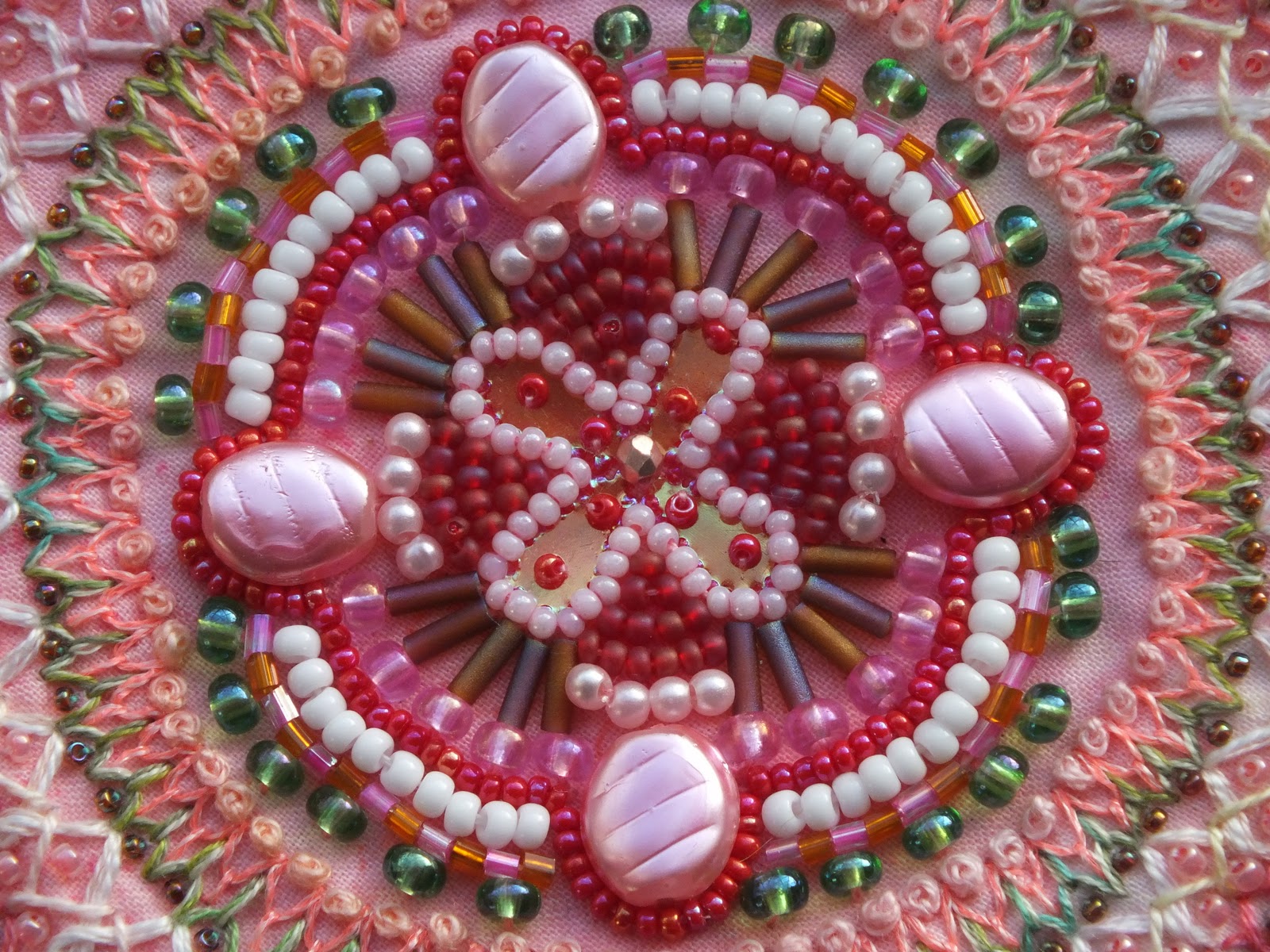 ELLA'S CRAFT CREATIONS: T A S T BEAD MANDALA 1