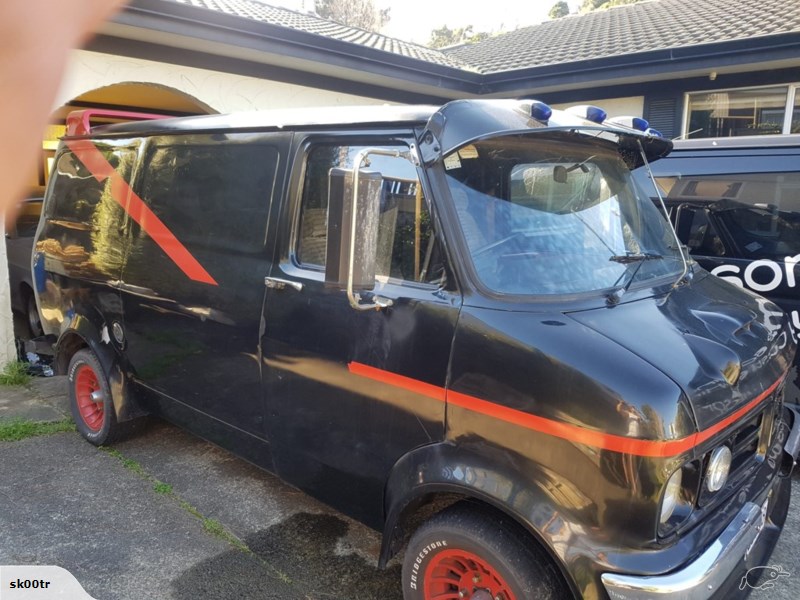 Bedford CF2 Van: For sale: Custom Bedford CF V8 (A-Team) - New Zealand