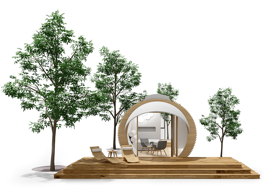Shedworking: DROP Pod cylindrical garden office