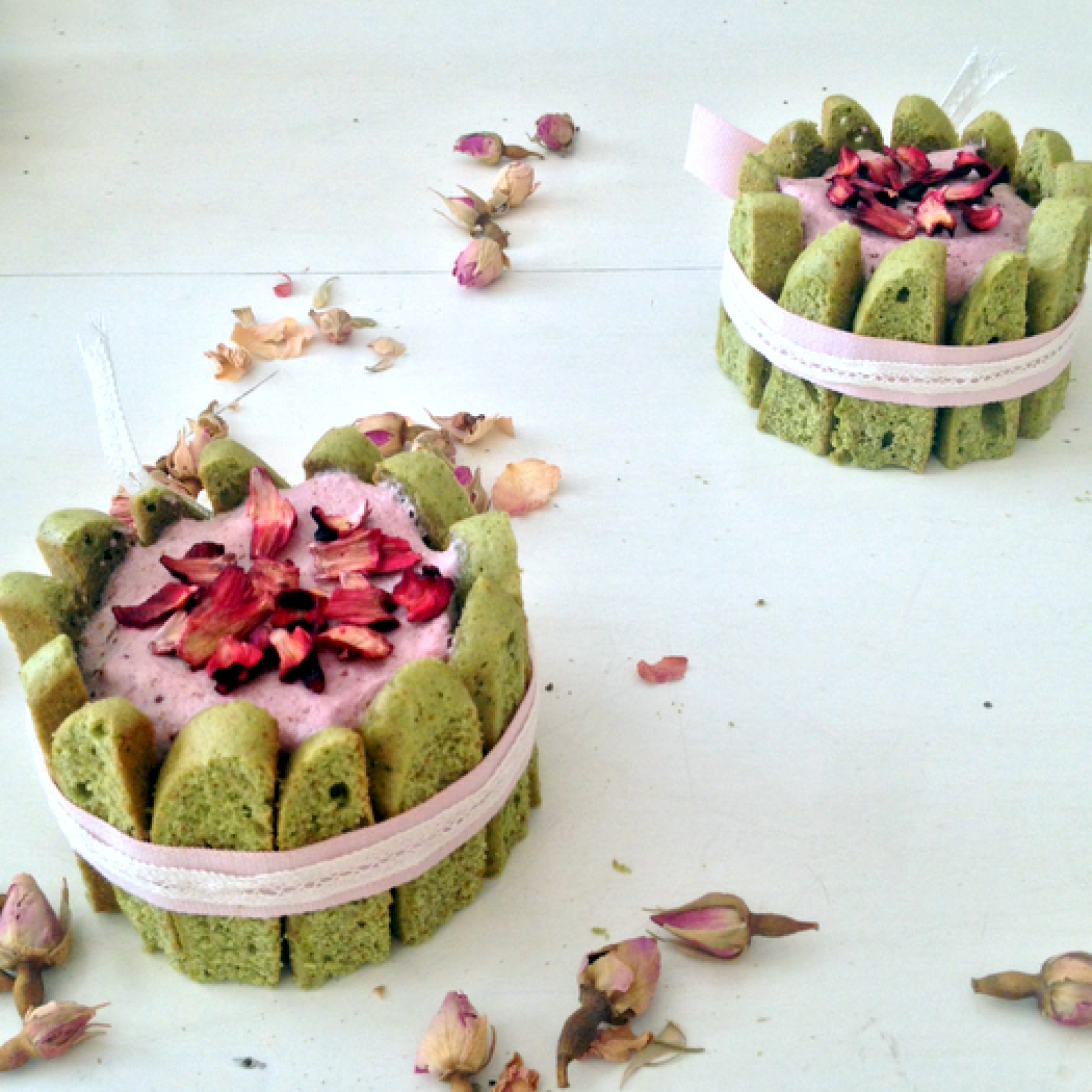 Ginger & Soda: Cherry Matcha and Mint Charlotte