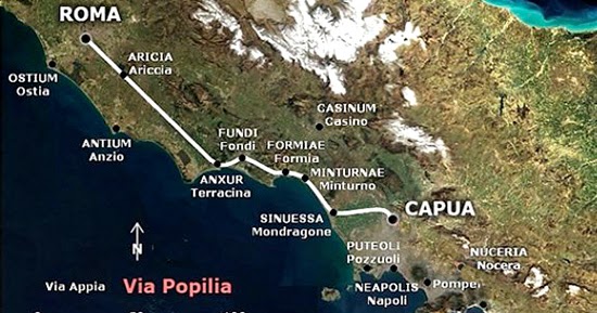 romanoimpero.com: VIA POPILIA - ANNIA DEL SUD