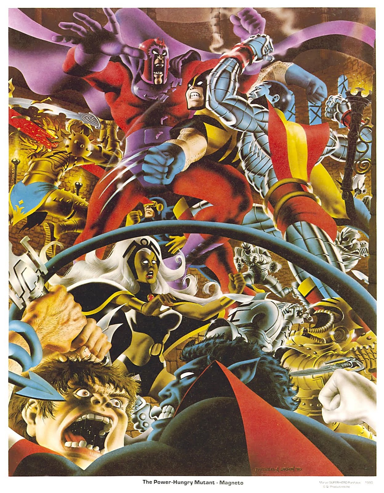 Marvel Comics of the 1980s: 1980 - X-Men Portfolio Set 1