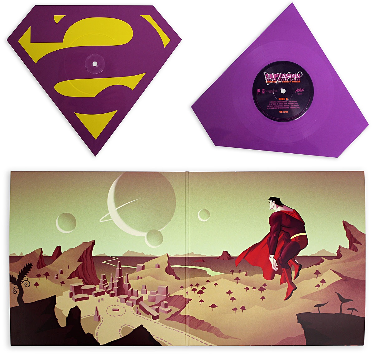 The Blot Says Superman The Animated Series Bizarro Edition Die Cut Single Record By Phantom
