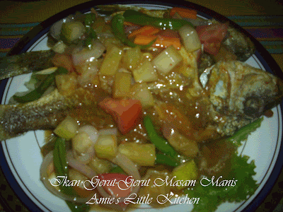Ikan Gerut-Gerut Masam Manis - Amie's Little Kitchen