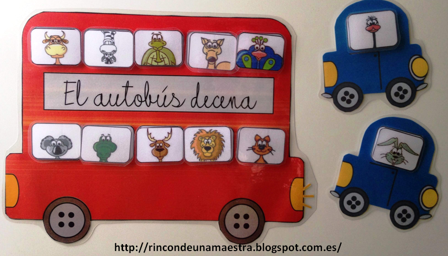 Rincón de una maestra: El autobús decena