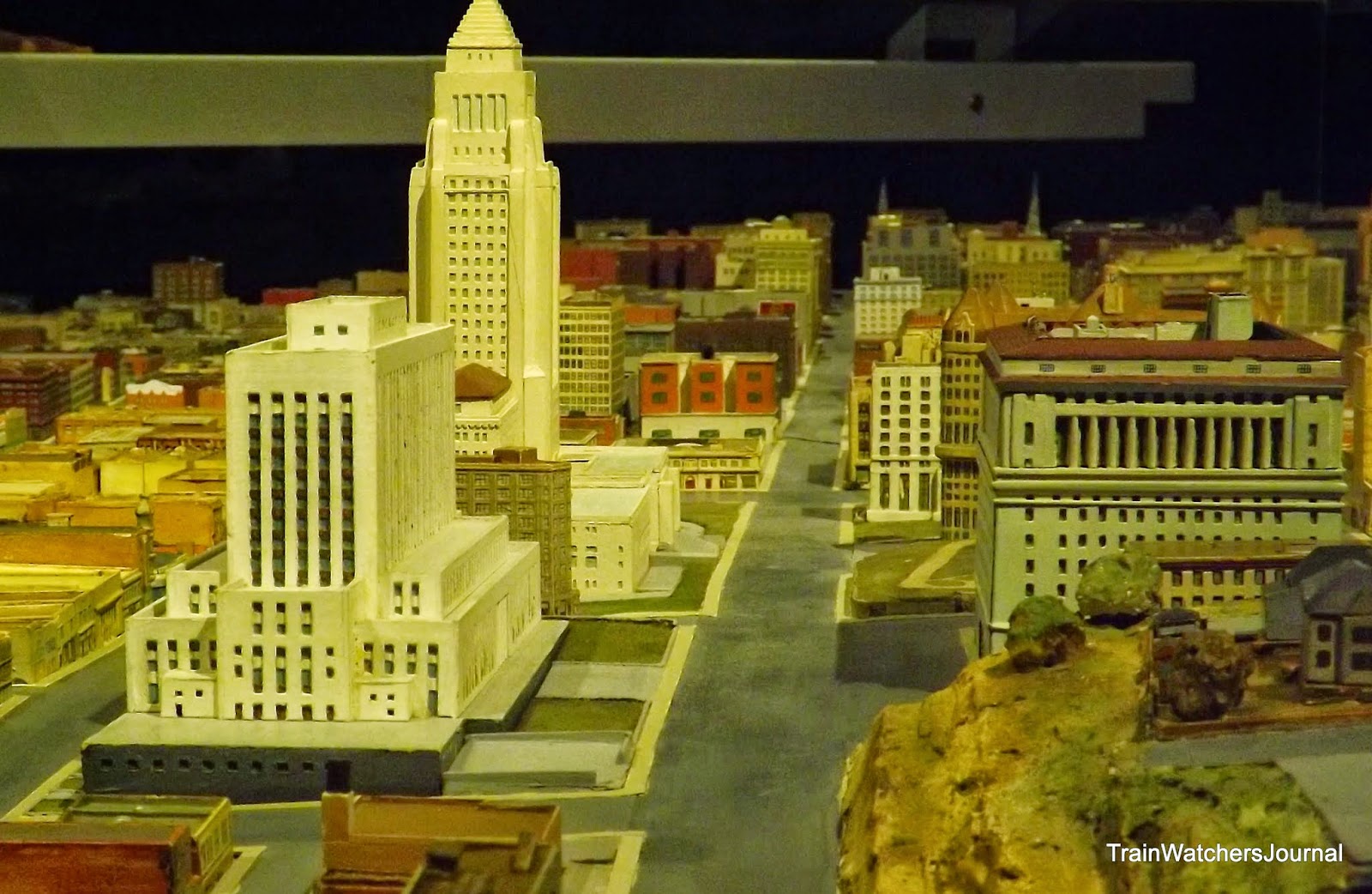 TrainWatchersJournal: WPA Model of Downtown Los Angeles - 1939-40