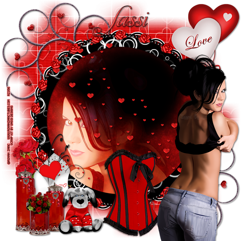 Sassi Designs CT Tags N Tuts: CT Tags for Sassi Designs using her With All My Heart kit