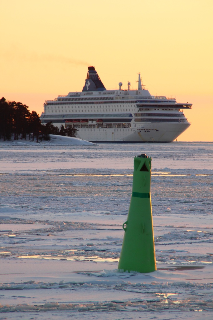 kships: Silja Europa in Helsinki, 24 January 2013