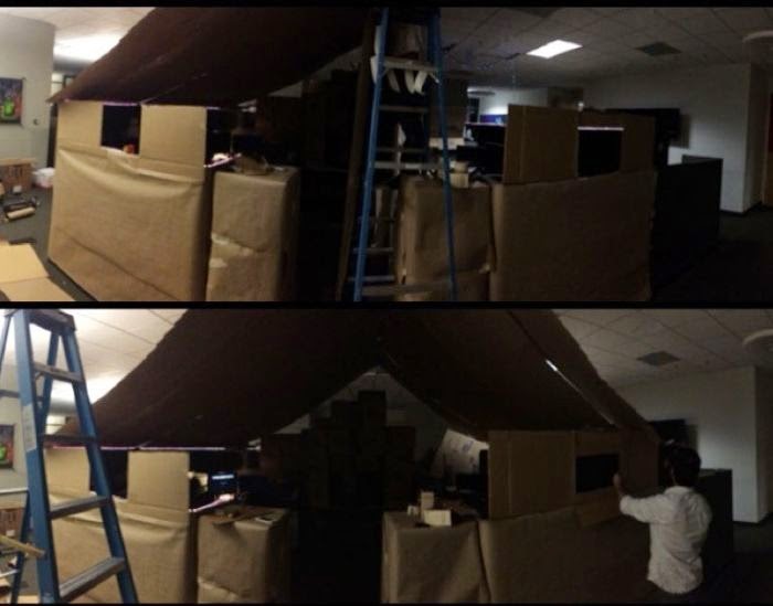 World Of Technology: These Workers Turned Their Cubicle Into Something ...