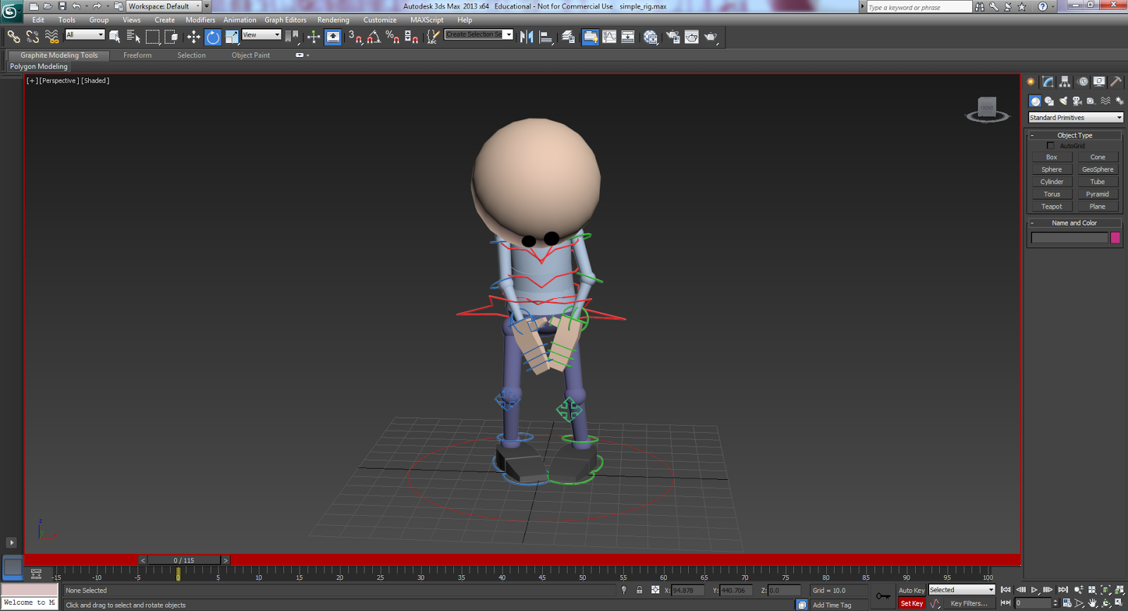 3D Animation For Games: Simple Rigging Poses