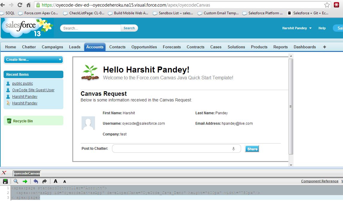 Canvas Application In Visualforce How To Get Started Uat
