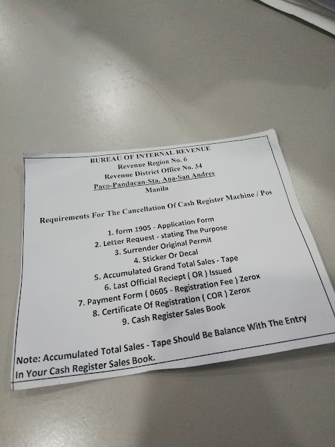 RDO 034 : Cancellation of Permit To Use CRM/POS ~ Exploring Life's ...