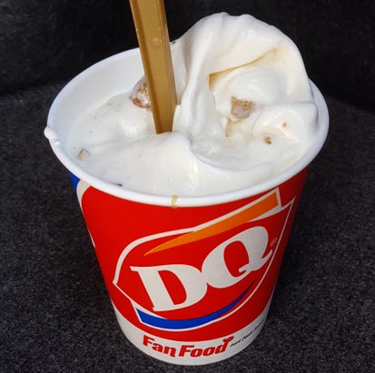 On Second Scoop: Ice Cream Reviews: DQ Salted Caramel Blondie Blizzard
