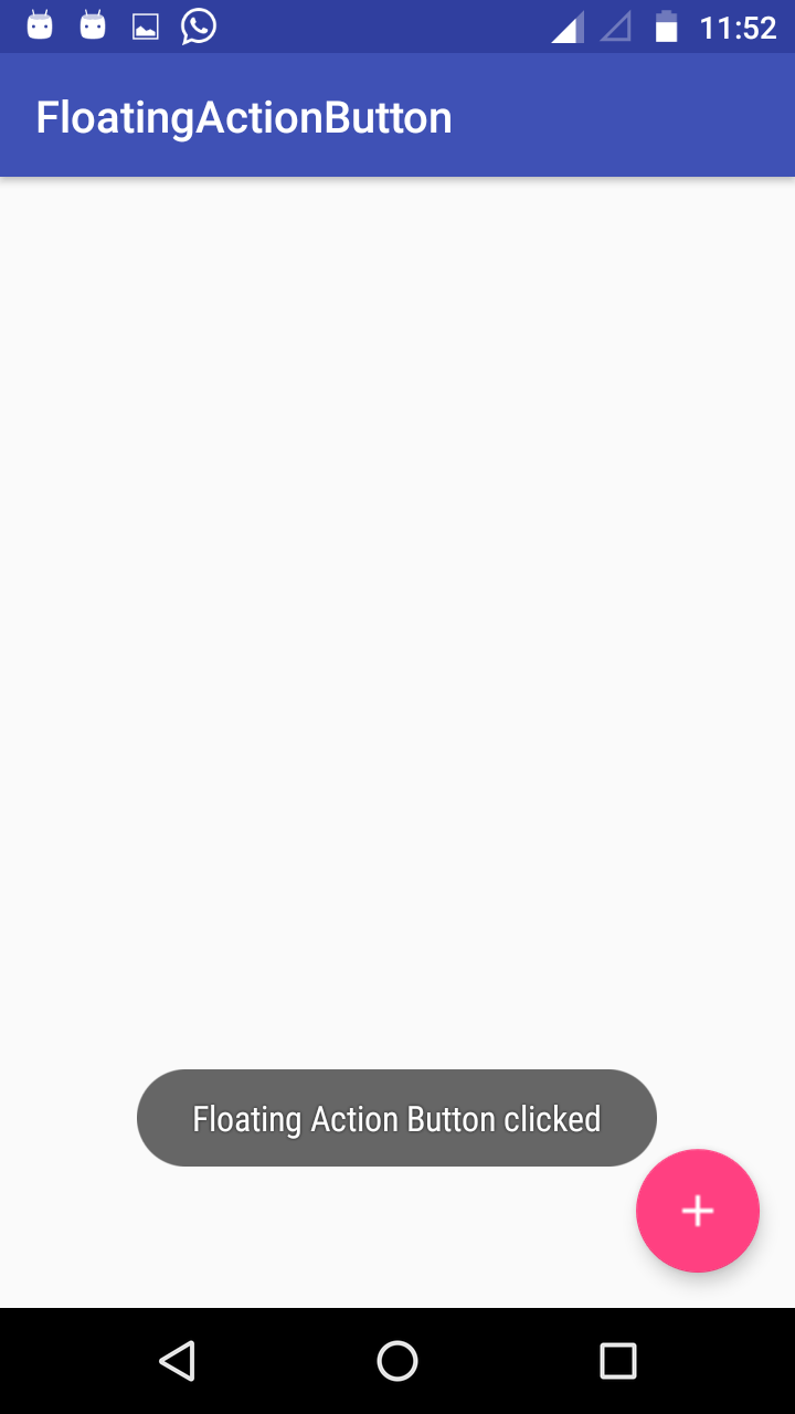 Android Floatingactionbutton Example