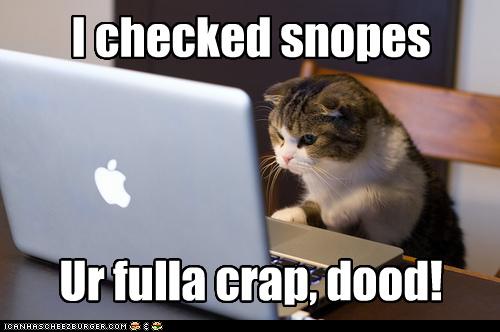 Gonna Blog Now: Who's Snoping Snopes?